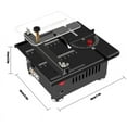 ZL Mini Table Saw, Multifunctional Mini Precision Table Saw,Mini Table ...