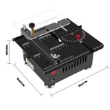 ZL Mini Table Saw, Multifunctional Mini Precision Table Saw,Mini Table ...
