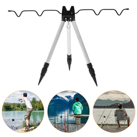 Houkiper Sea Fishing Tripod Beach Rod Stand Beach Stabilizer beach rod ...
