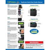Copystars CD DVD Duplicator, 1-to-1 24X Burner, Standalone Duplication ...