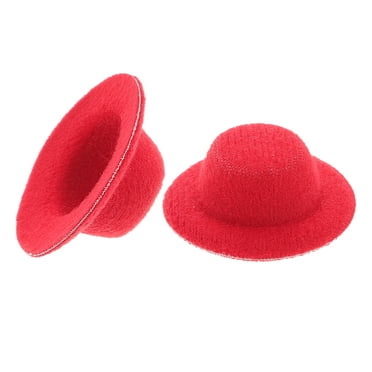 30 Pcs Small Hat Top Hat Ornament DIY Craft Hats Photo Prop Mini Hats ...