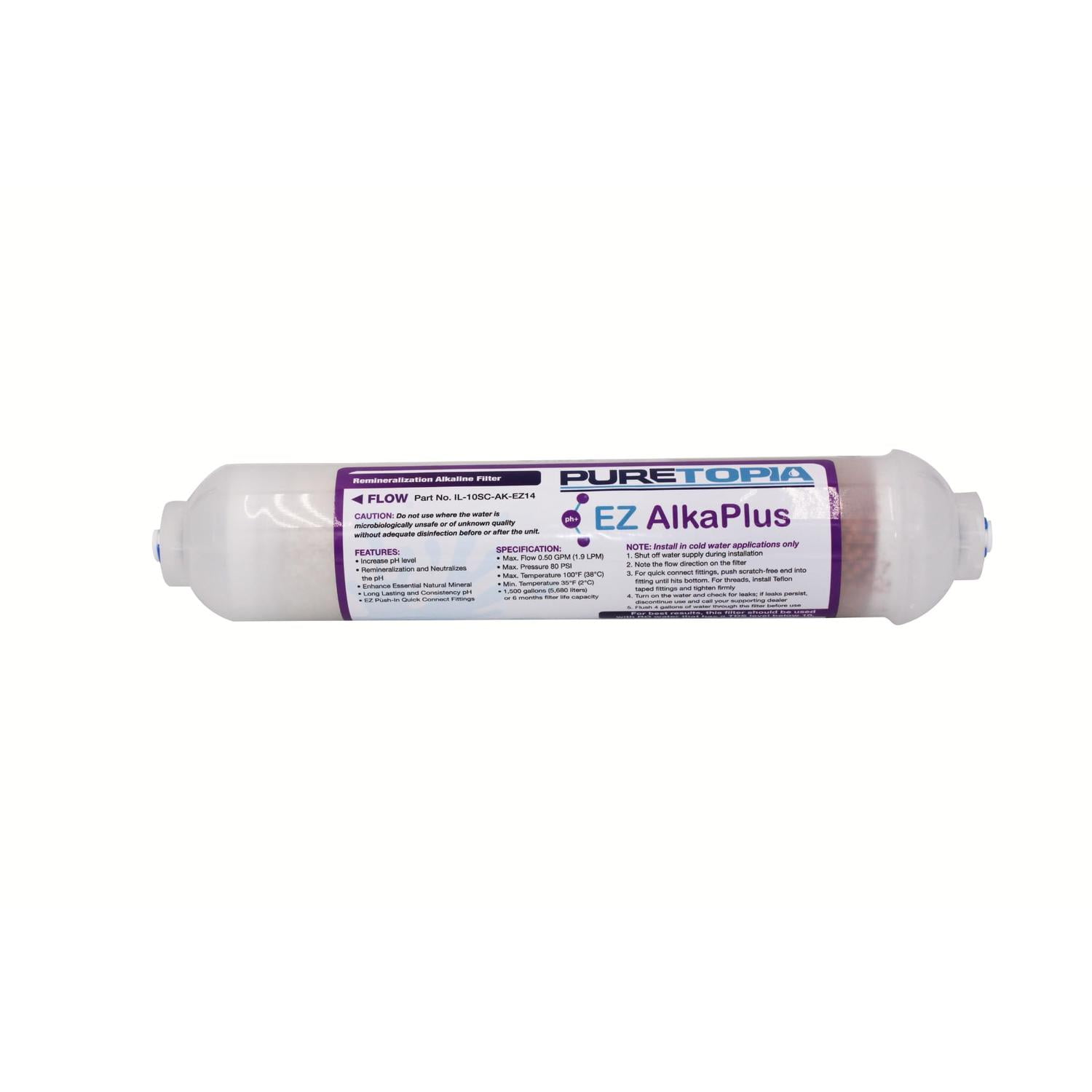 PureT IL-10SC-AK-EZ14, filtro de agua alcalina de remineralización ...