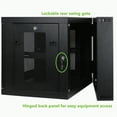 NavePoint 9U Server Cabinet with Hinged Back - 17.7” Deep, 9U Server ...