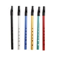 Portable Irish Whistle Flute C/D Key Ireland Tin Penny Whistle 6 Hole ...