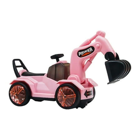 Illuminated Sliding Excavator For Children(pink) | Walmart Canada