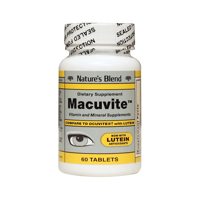 Nature's Blend Macuvite with Lutein 60 Tabs - Walmart.com - Walmart.com