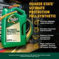 Quaker State Ultimate Protection Full Synthetic 0W-20 Motor Oil, 5 ...