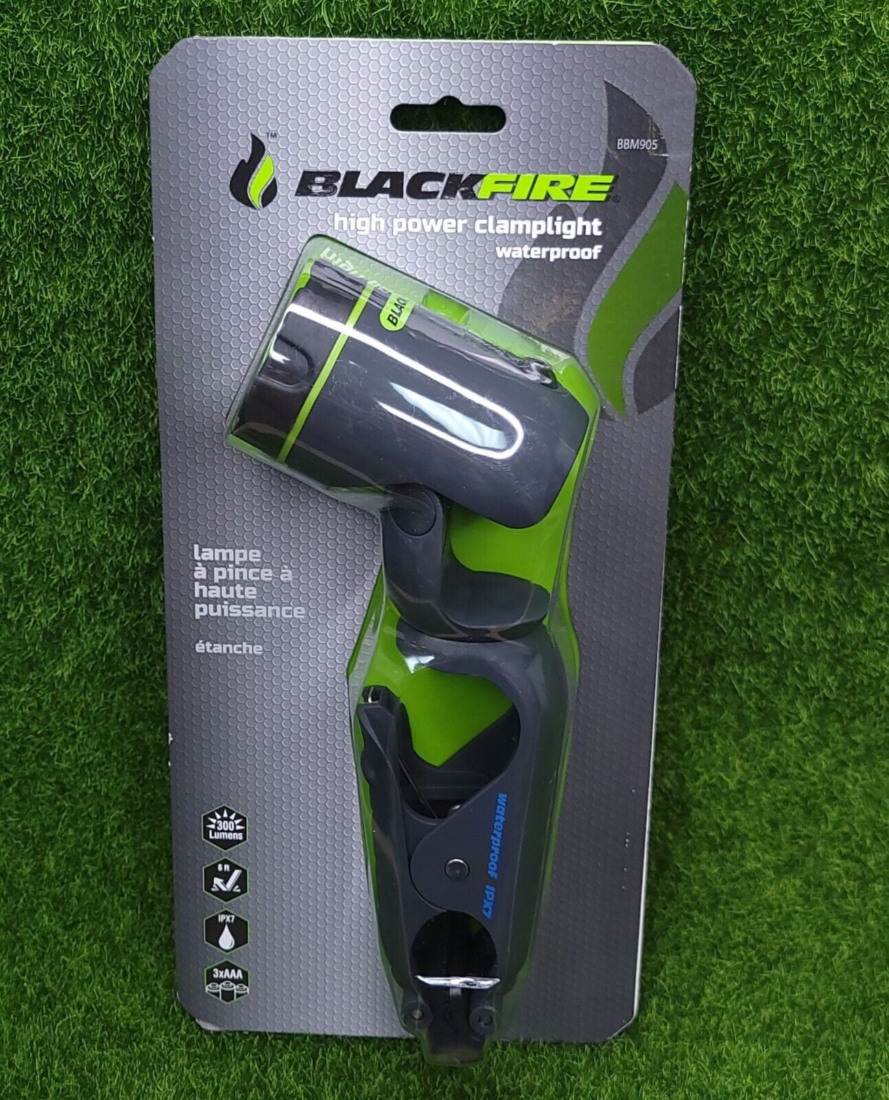 Blackfire 300 LUM LED Clamp Light Waterproof Outdoors Hunting & Hiking ...