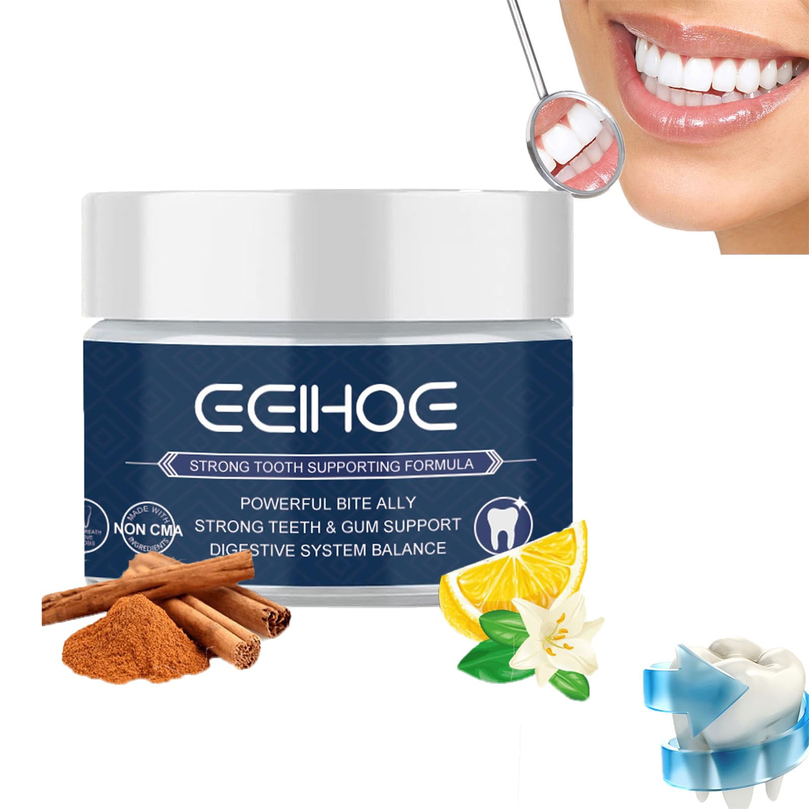 Tooth Powder - Toothpaste Tooth Whiten ing, Toothpaste Bentonite Clay ...