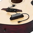 T-902 Acoustic Guitar Active Soundhole Pickup Magnetic + Microphone ...