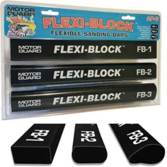 Motor Guard Flexi-Block Sanding Bar Assorted - 3 Piece - Walmart.com