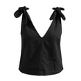 Ashirexll Summer Tops for Women Casual Fashion V-Neck Shoulder Strap ...