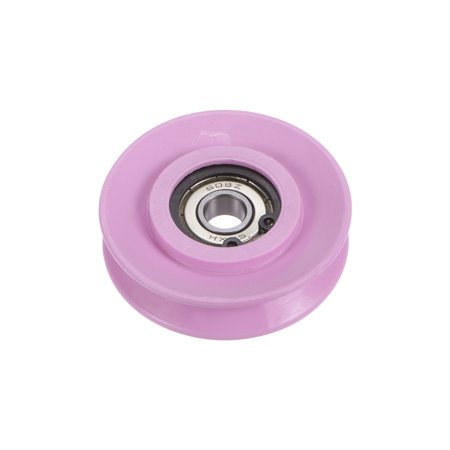 Uxcell Guide Pulley Wheel 8x50x12.5mm Deep Groove Pulley Bearing, Pink ...
