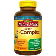 Nature Made Super B-Complex Tablets, 460Ct - Energy Production and ...