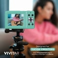 Vivitar Popsnap Compact Digital Camera, Mint, 16X Zoom, 1080p, Built-in ...