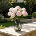 Single Stem Rose - Realistic Artificial Flower for Home Decor, Wedding ...