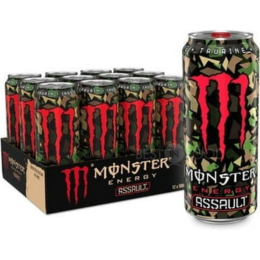 Monster Energy Assault Drink 473 ml, 12 Pack - Walmart.com