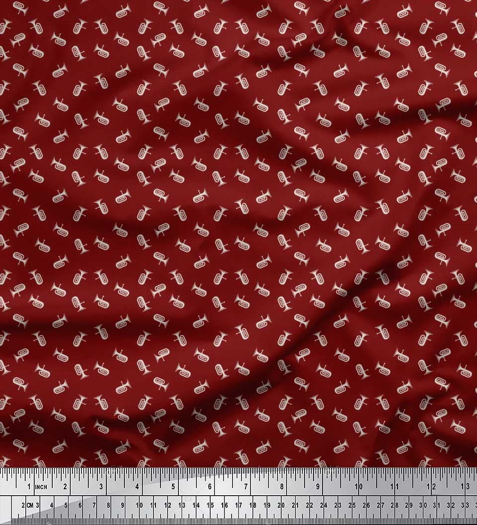 Soimoi Cotton Poplin Fabric Tuba Shirting Printed Fabric 1 Yard 56 Inch ...