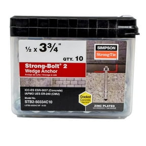 Simpson Strong Tie MASBZ Mudsill Anchor - Walmart.com