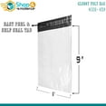 Shop4Mailers Durable Glossy Poly Mailers Bag, 6" x 9", White, 100 Pack ...