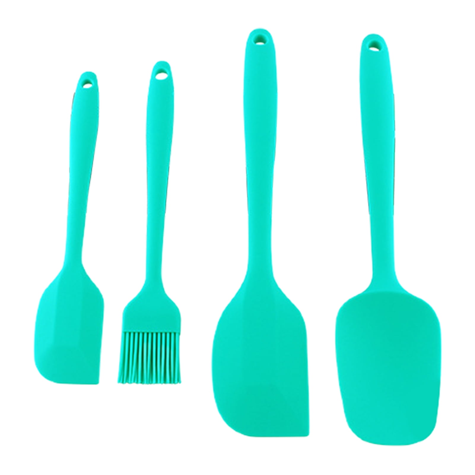 Yoone 1 Set Spatula Set One-piece Design Heat Resistant Silicone Cream ...