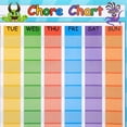 6 Pack Dry Erase Chore Chart for Kids, Reusable Behavior Reward Board ...