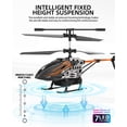 7 LED Colors RC Helicopter for Kids, 3.5 Channel Remote Control Flying ...