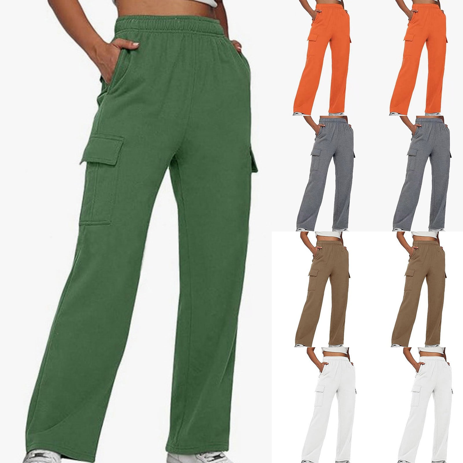Click here for Wrkekc Womens Workleisure Joggers Elastic Waist Mu... prices