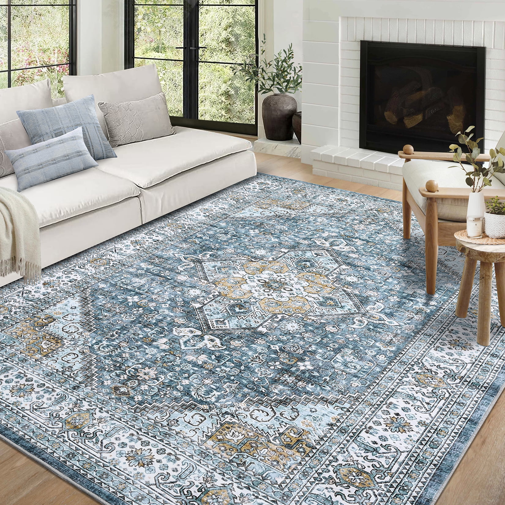 Click here for Garvee 9x12 Vintage Distressed Area Rugs Living Ro... prices