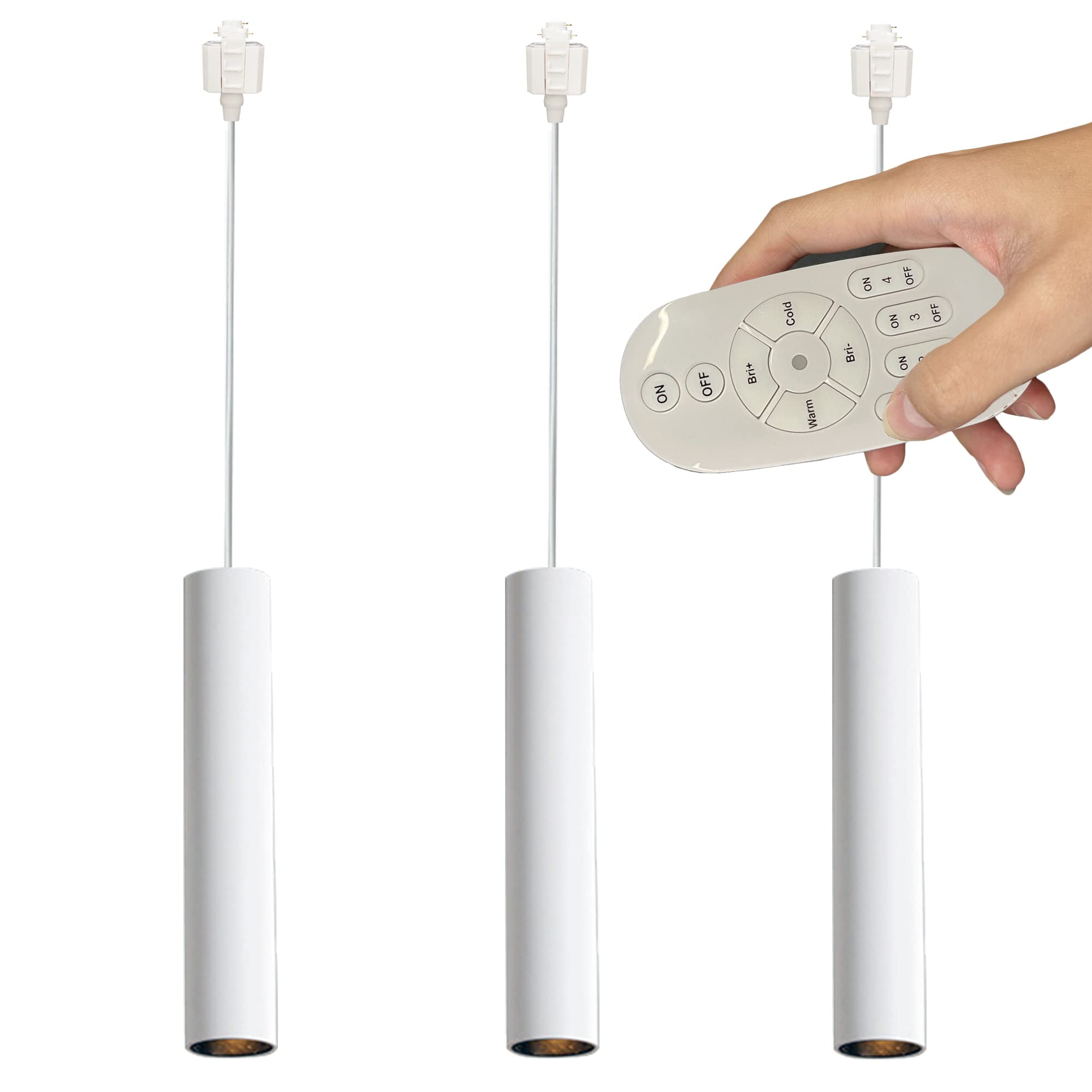 FSLiving Dimmable H-Type Track Light 7W LED Spotlight Industrial Look ...