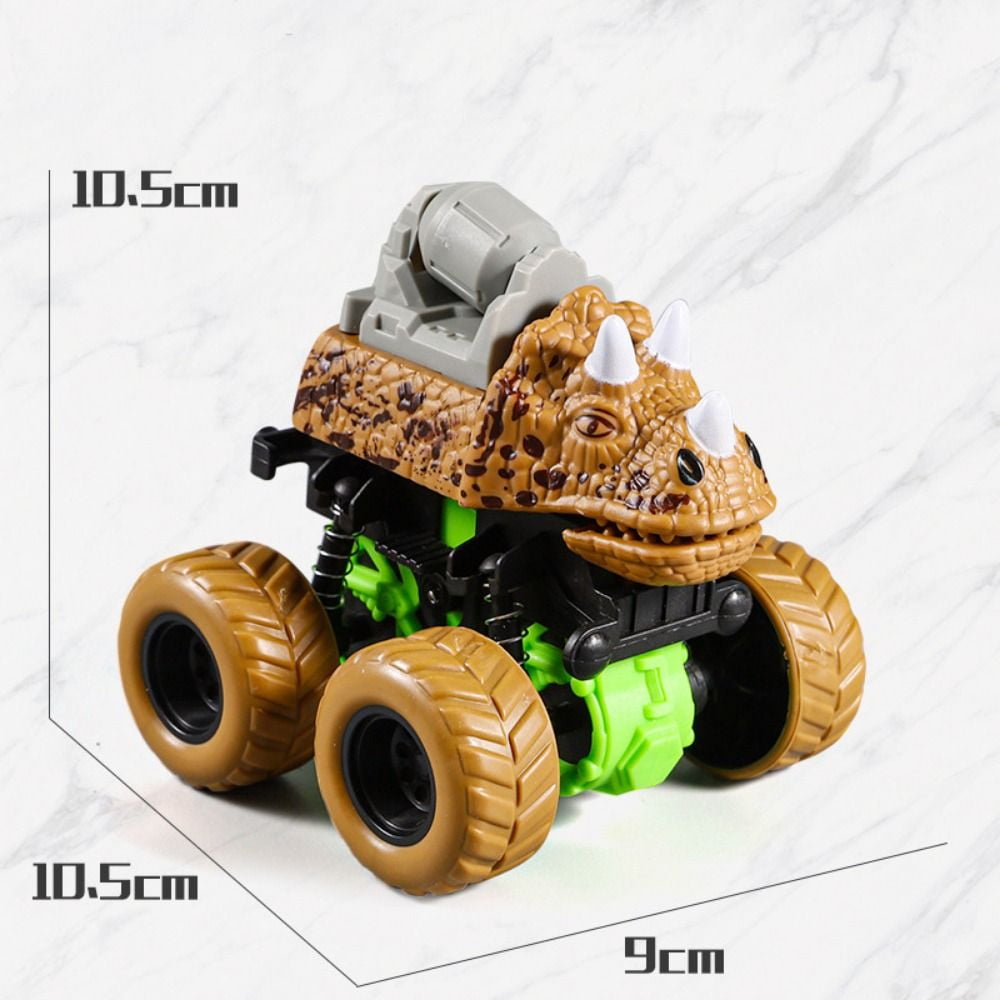 Mini Plastic Vehicle Model Sliding Tipper Inertia Stunt Car Off Road ...