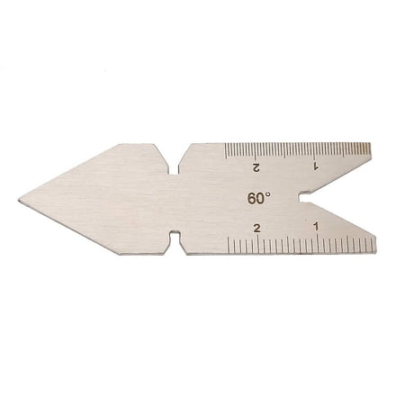 HUSERYT Center Fishtail Gauge Stainless Steel Thread Pitch Gauge ...