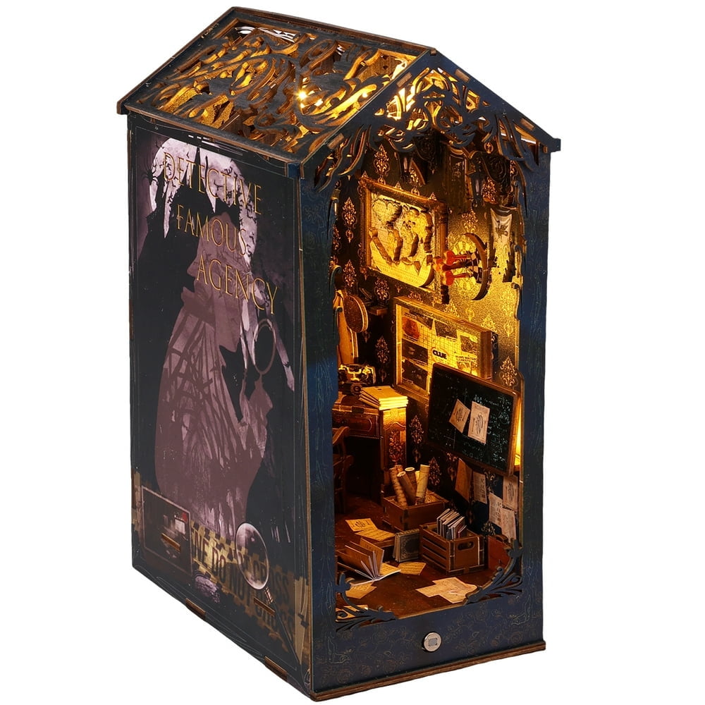 Click here for Amerteer Diy Book Nook Kit 3d Wooden Puzzle Booksh... prices