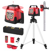 SIHAO Self Leveling Rotary Laser Kit, 1640ft/500M Green Beam Laser ...