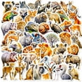 50 Pack Realistic African Animal Stickers - DIY Customizable ...
