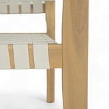 Maude Classic Outdoor Patio Loveseat with Rope Weaving, Garden Bench ...