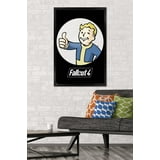 Fallout - Vault Boy - Thumbs Up Wall Poster, 22.375" x 34" Framed ...