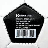 Mini Soccer Ball, Rubber, 5.6” Diameter, Black and White, Kid’s Sports, Ages 3+ by MinnARK ...