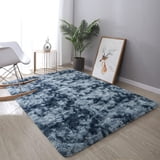 Softlife Super Soft Plush Tie Dye Velvet Rugs for Home Decor,Fluffy ...