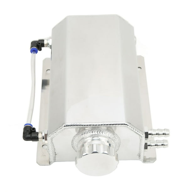 Coolant Overflow Bottle,Silver 2L Universal Aluminium Car Radiator ...