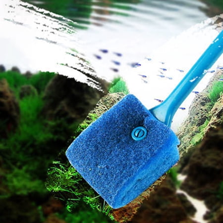 Sponge Cleaning Brush Long handle Fish algae remover tank brush; tool ...