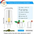 LINYAN-Blue G4 LED Bulb 12V Light Bulb 3W 20W 30W Halogen Bulb ...