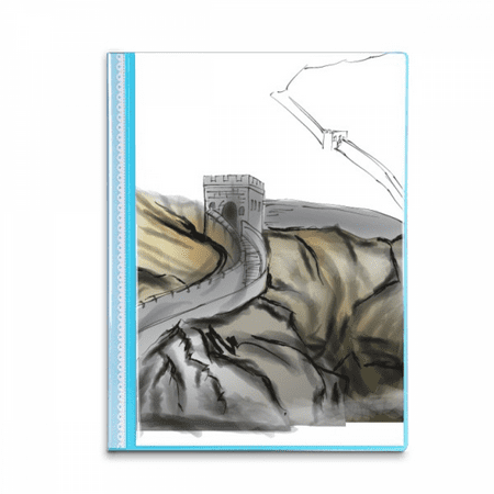 China Chinese The Great Wall Pattern Book Sheet Protectors Portfolio ...