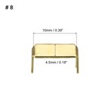 20Pack Zipper Stoppers, #8 Top & Bottom Stops for Rescue Repair, Light ...