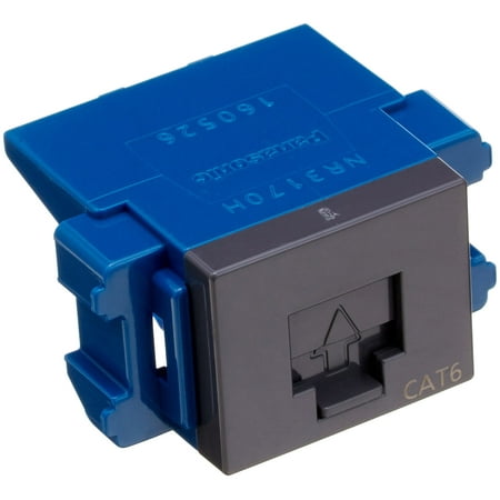 Panasonic Cosmo Series Wide 21 Information Modular Jack CAT6 Gray ...