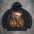 Biker Skull Motorcycle Vintage T-Shirt, Apocalypse Moto Graphic Tee ...