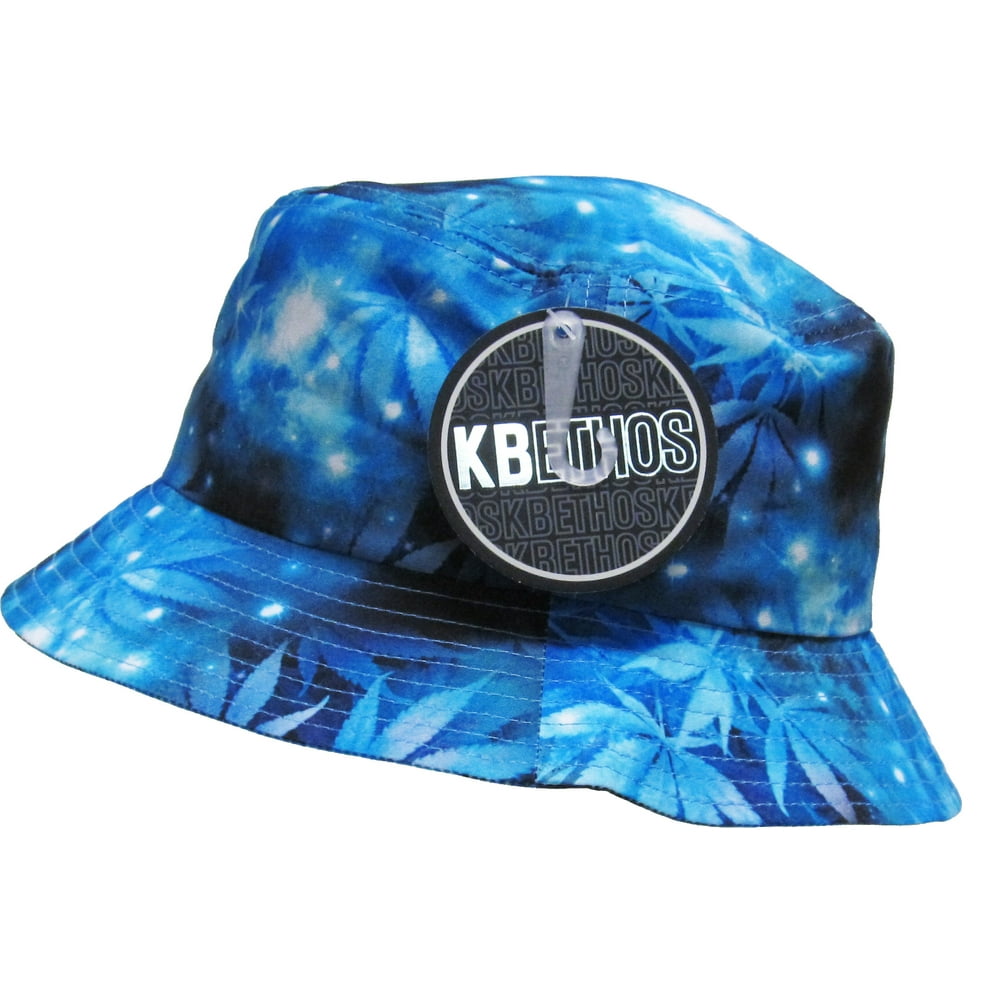 KBETHOS - Weed Leaf Marijuana Galaxy Bucket Hat Fashion Space Print ...