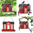 Bird Feeder For Outdoor Metal Mesh Triple Feeding Station With Large ...