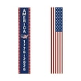 KUNPENG America 250th Anniversary Porch Sign Patriotic Front Door ...