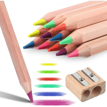 Highlighter Pencils Jumbo Size Neon Colors Highlighter Pencils 6 Colors ...